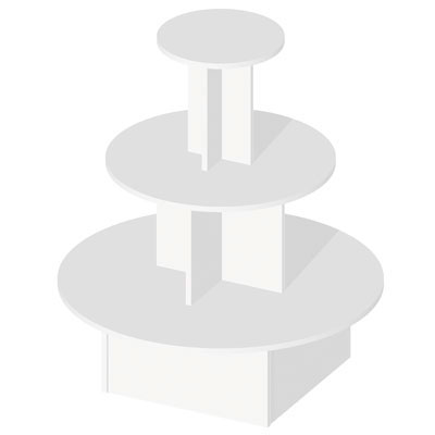 Podium rond 3 niveaux - Mobilier de présentation - Rouxel